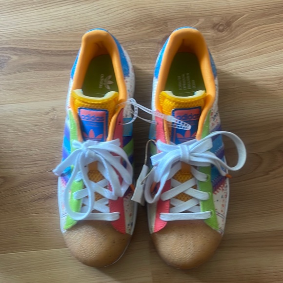 adidas | Shoes | Adidas Seed X Superstar Paint Splattered Wg2 Sneakers | Poshmark